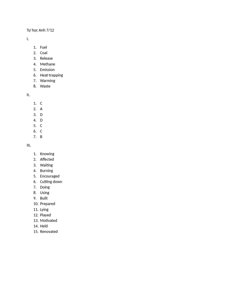 Tự học Anh 7 | PDF