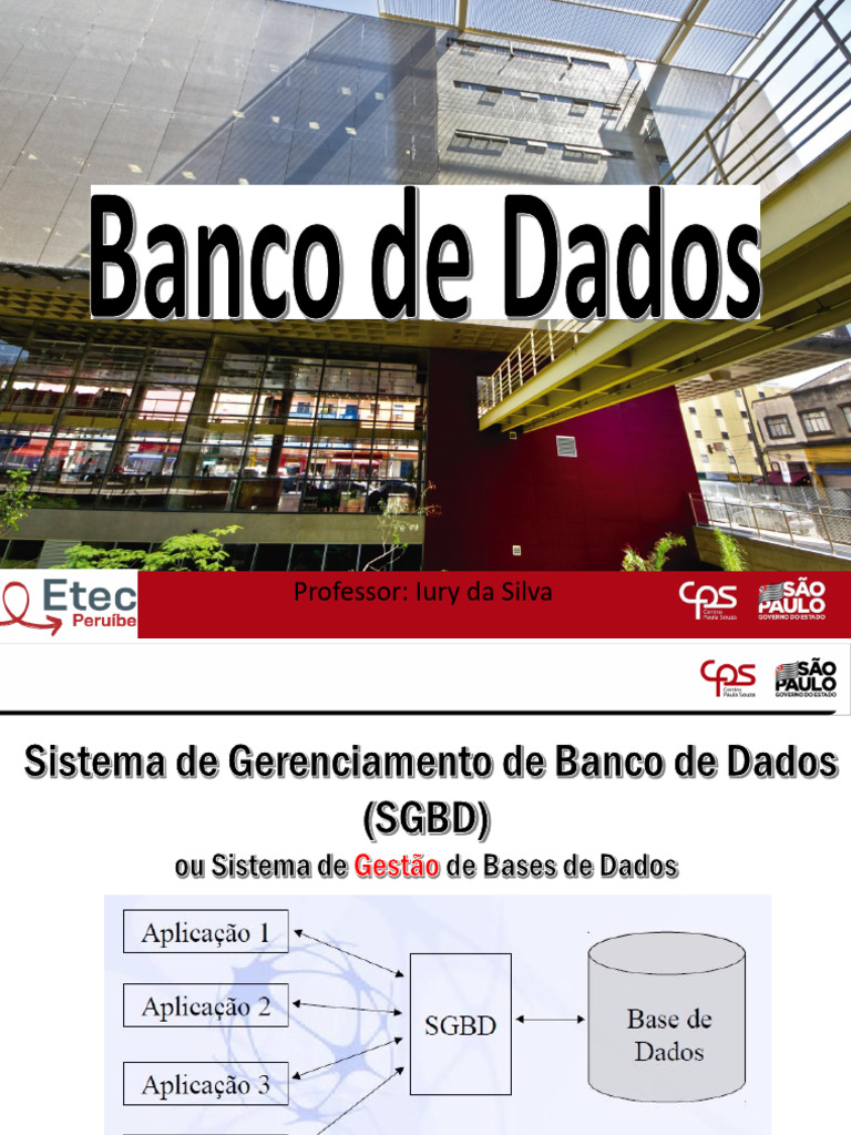 Sistema de Gestão de Bases de Dados | PDF | Bancos de dados | SQL