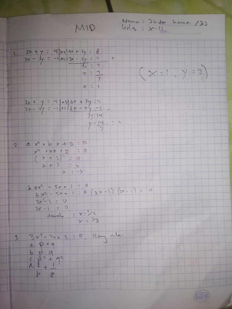 Zhidan Hanafi Mid MTK | PDF