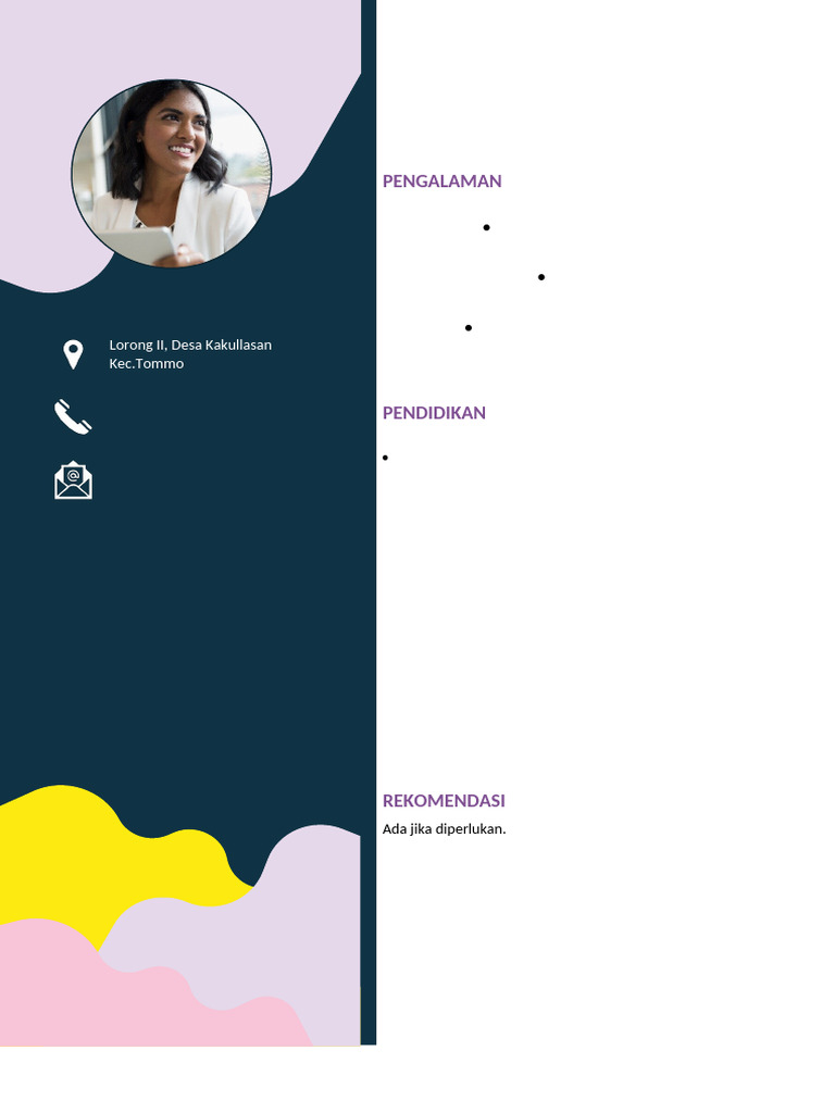 Playful Resume Template Ms Word | PDF