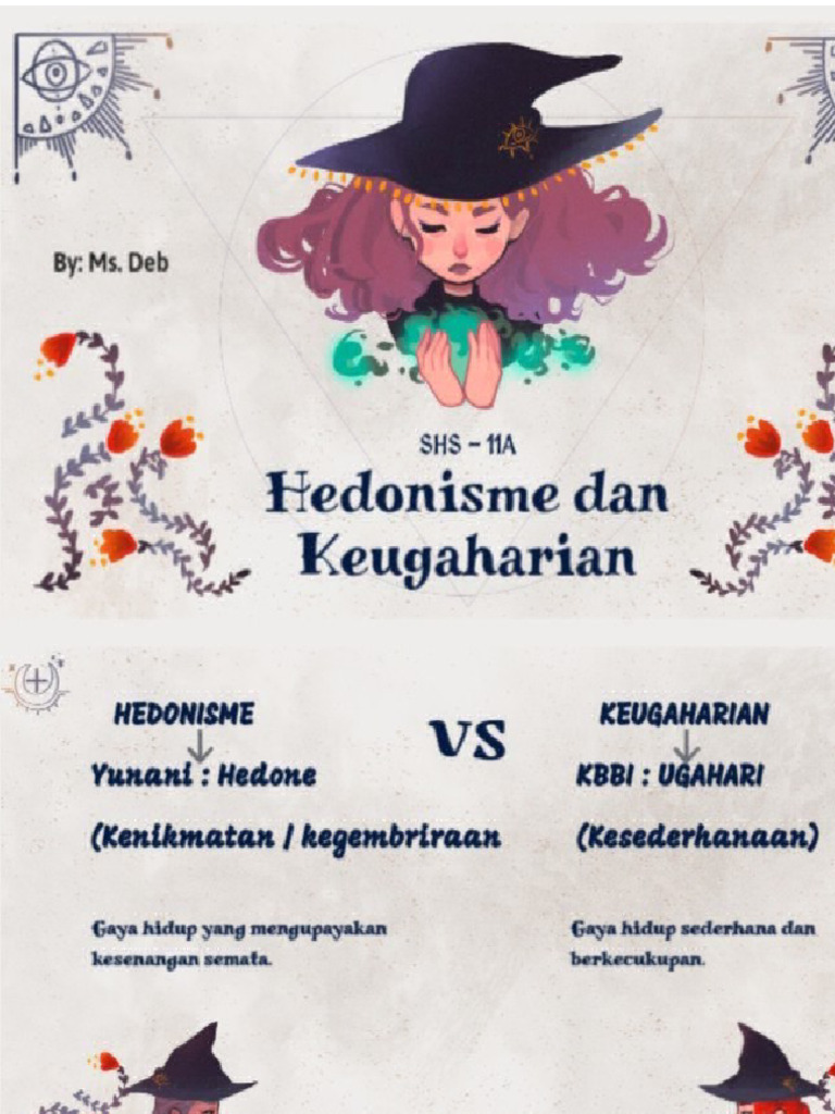 Ppt. Hedonisme & Keugaharian | PDF