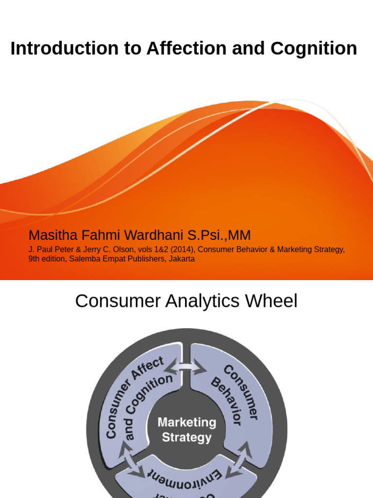 CHAPTER 3 Introduction To Affect and Cognition | PDF | Affect (Psychology) | Attention