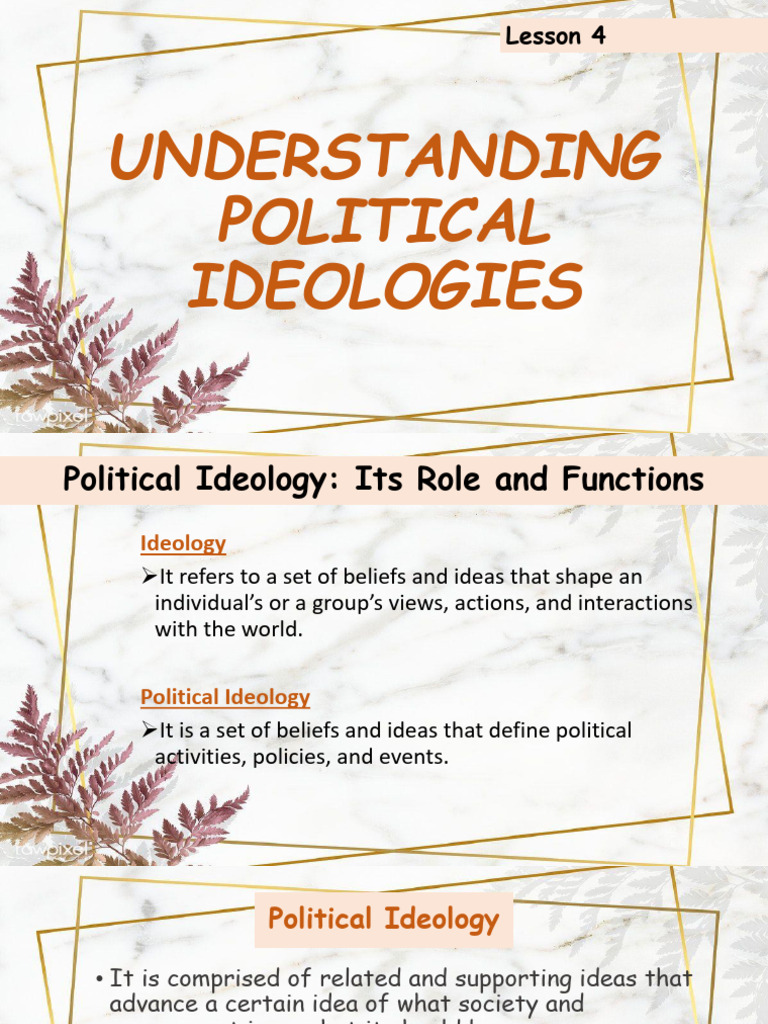 Understanding Political Ideologies | PDF | Social Democracy | Socialism