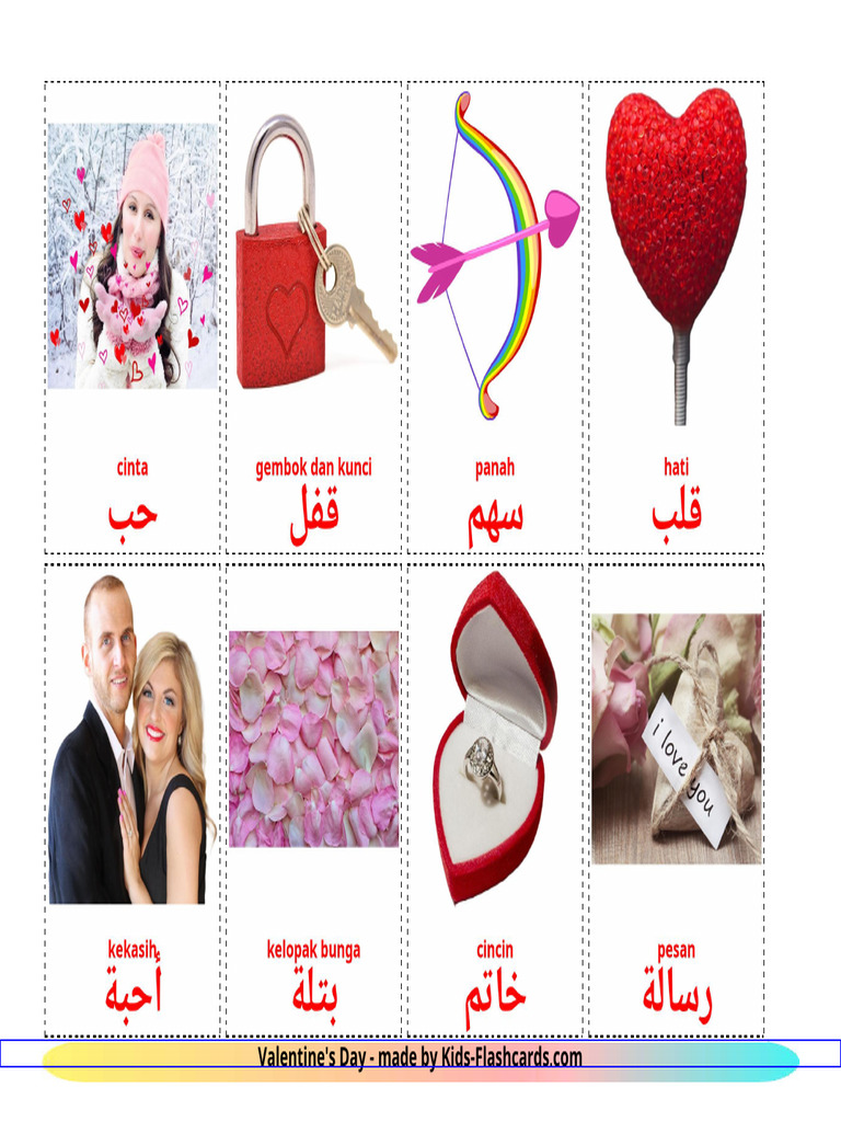 Valentines Day Arabic Indo A4 | PDF