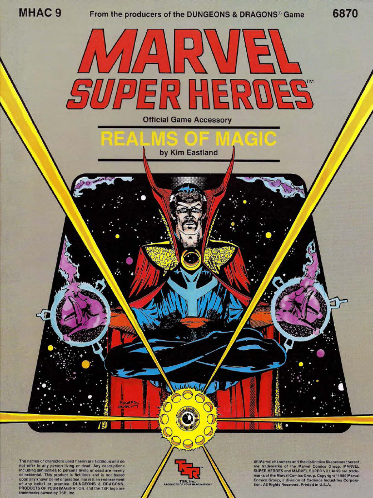 TSR6870 MHAC-9 Realms of Magic Reduced (2) | PDF | Magician (Fantasy) | Tsr, Inc.