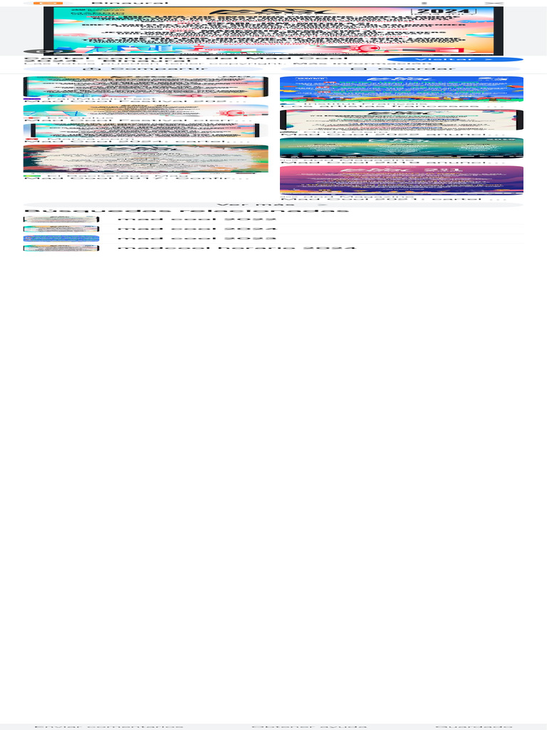 Mad Cool 2024 Cartel - Buscar Con Google | PDF