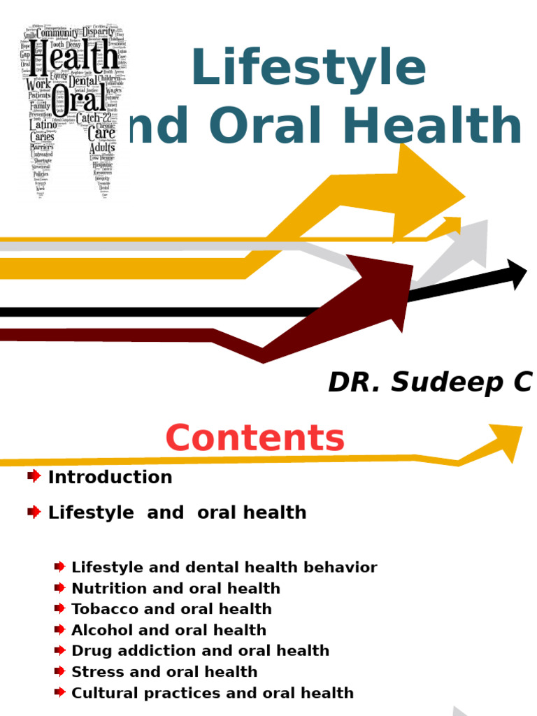 Lifestyleandoralhealth | PDF | Oral Hygiene | Toothbrush