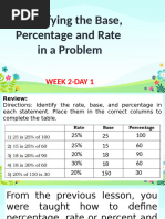 Q2 Mathematics 6 - Module 3 | PDF | Percentage | Interest