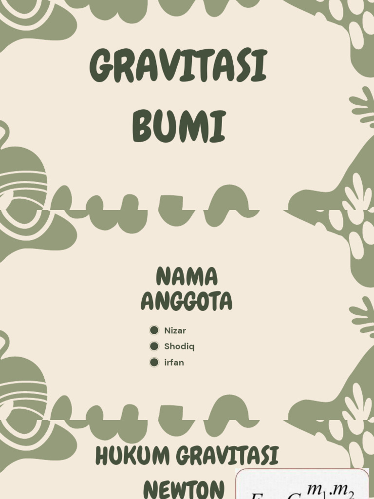 Gravitasi Bumi | PDF