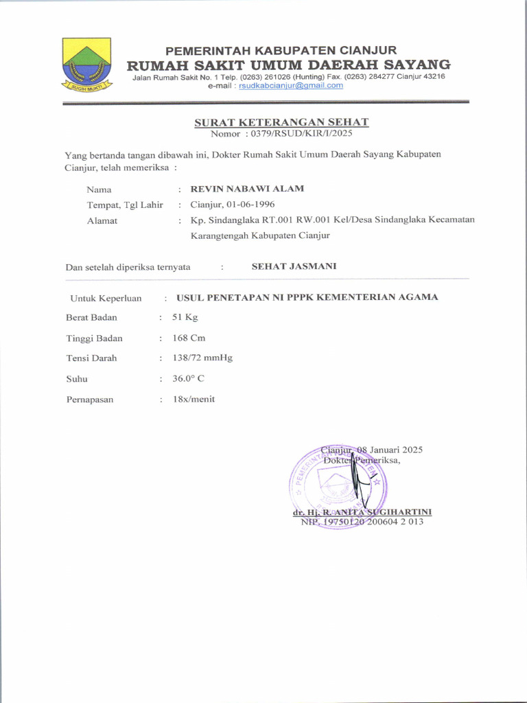 Suket Sehat Pa Revin | PDF