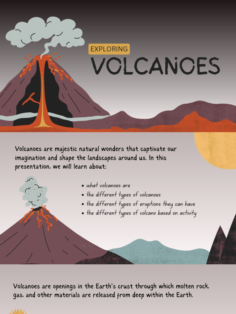 Volcano Types and Eruptions Guide | PDF | Volcano | Types Of Volcanic ...