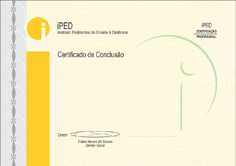 Certificado iPED - Startups | PDF