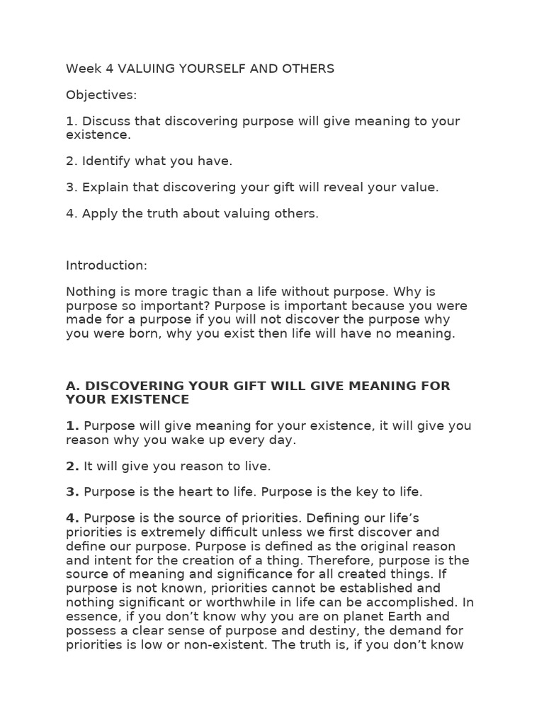 vnsxbyduz_Week 4 VALUING YOURSELF AND OTHERS 2 (1) | PDF | Intelligence ...