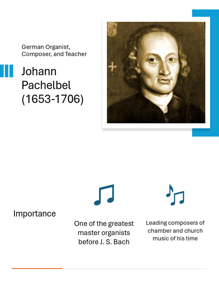 Pachelbel - Music History 1 | PDF | Johann Pachelbel | Classical Music