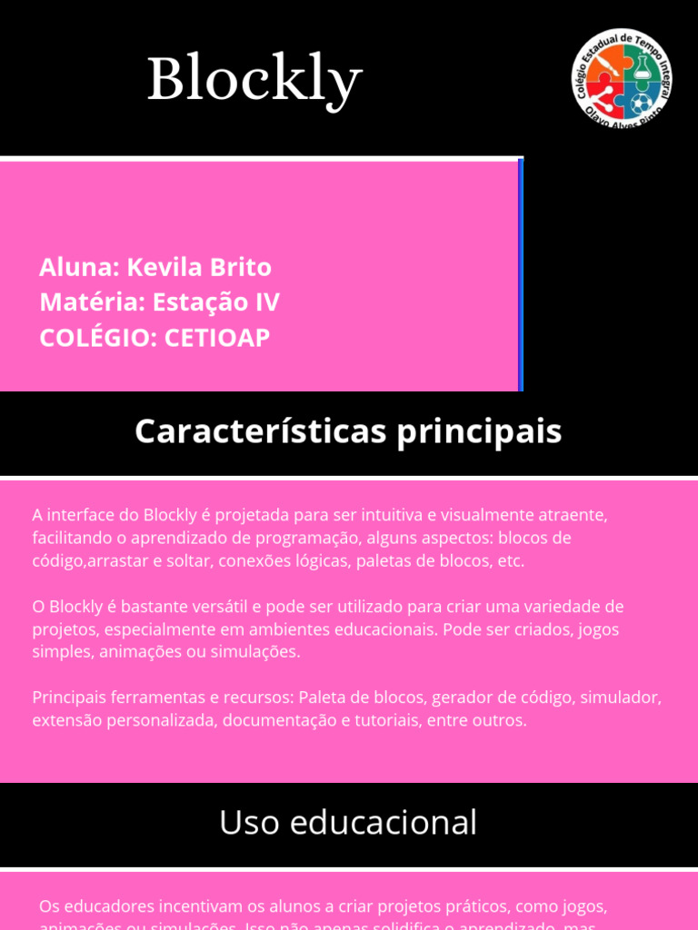 Introdução ao Blockly na Educação | PDF | Aprendizado | Programação de ...