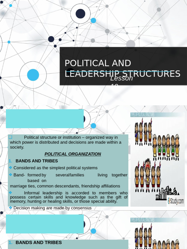Lesson 10 Political and Leadership Structures | PDF | Legitimacy ...