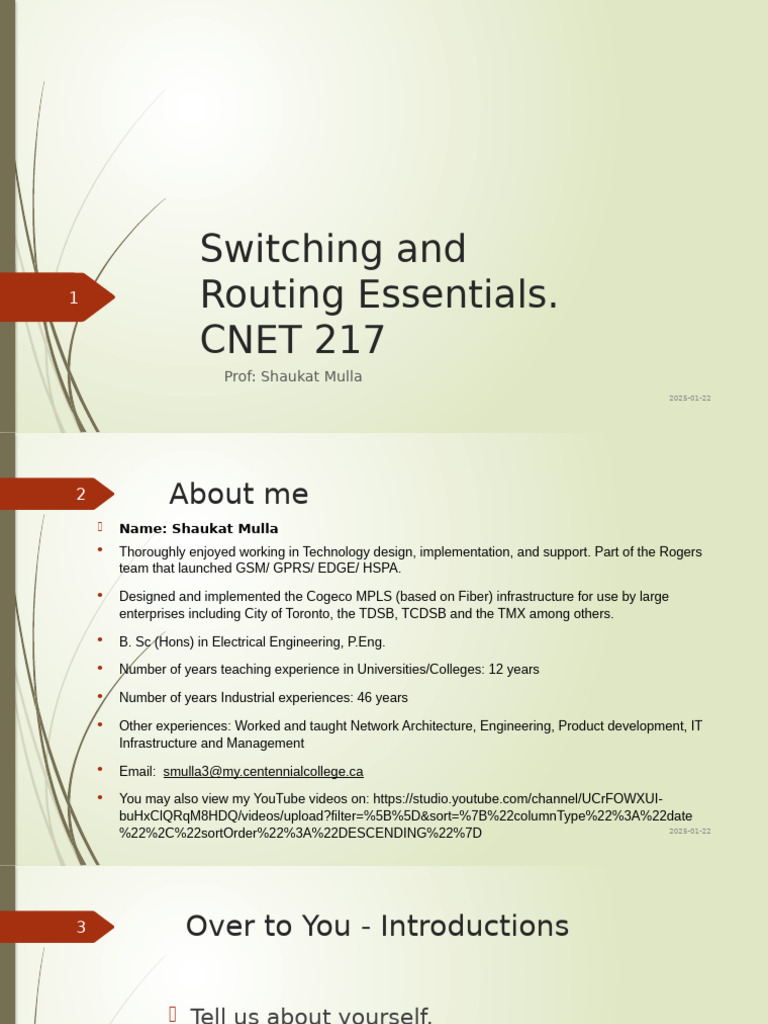 02_Switching and Routing Essentials - Overview24W-sec2 | PDF | Learning | Computer Network