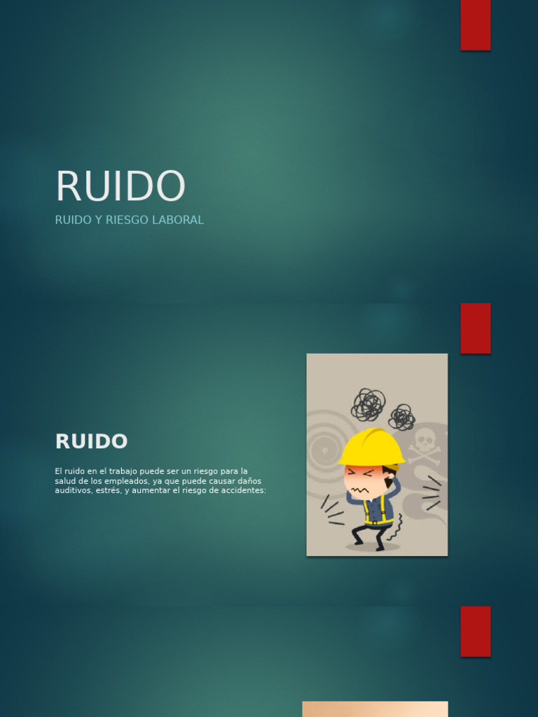 Ruido Laboral: Riesgos y Efectos en Salud | PDF