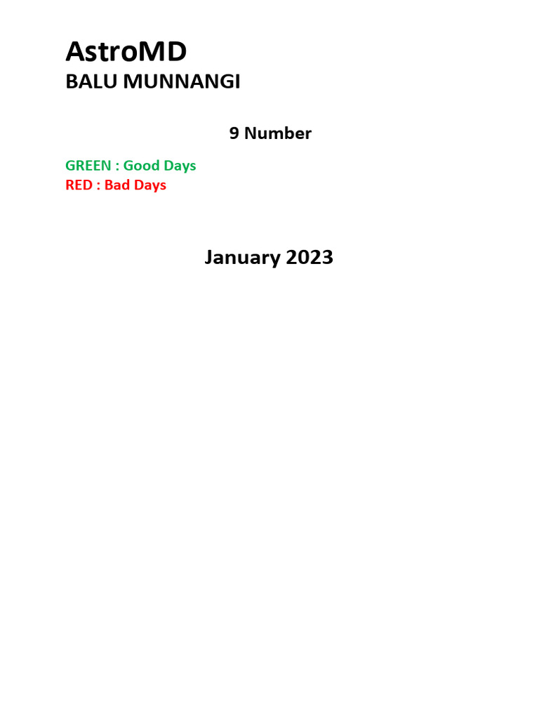 9_Number_ 2023_AstroMD | PDF | Esoteric Cosmology | Divination