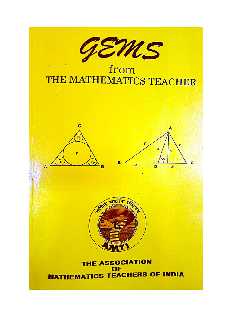 AMTI Gems From The Mathematics Teacher For RMO INMO IMO Olympiad ...
