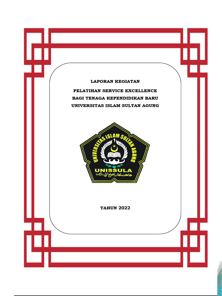 Laporan Pelatihan Service Excellent2022 | PDF