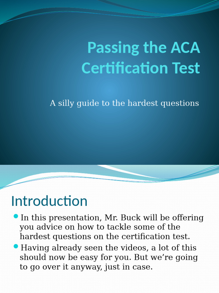 ACA Certification Test Guide | PDF | Adobe Photoshop | Color
