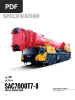 SANY STC800 80 Ton Crane Load Chart | PDF | Crane (Machine ...