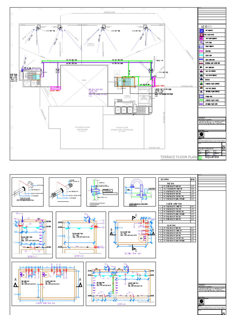 Plumbing Reference Drawing | PDF | Pipe (Fluid Conveyance) | Mechanical ...