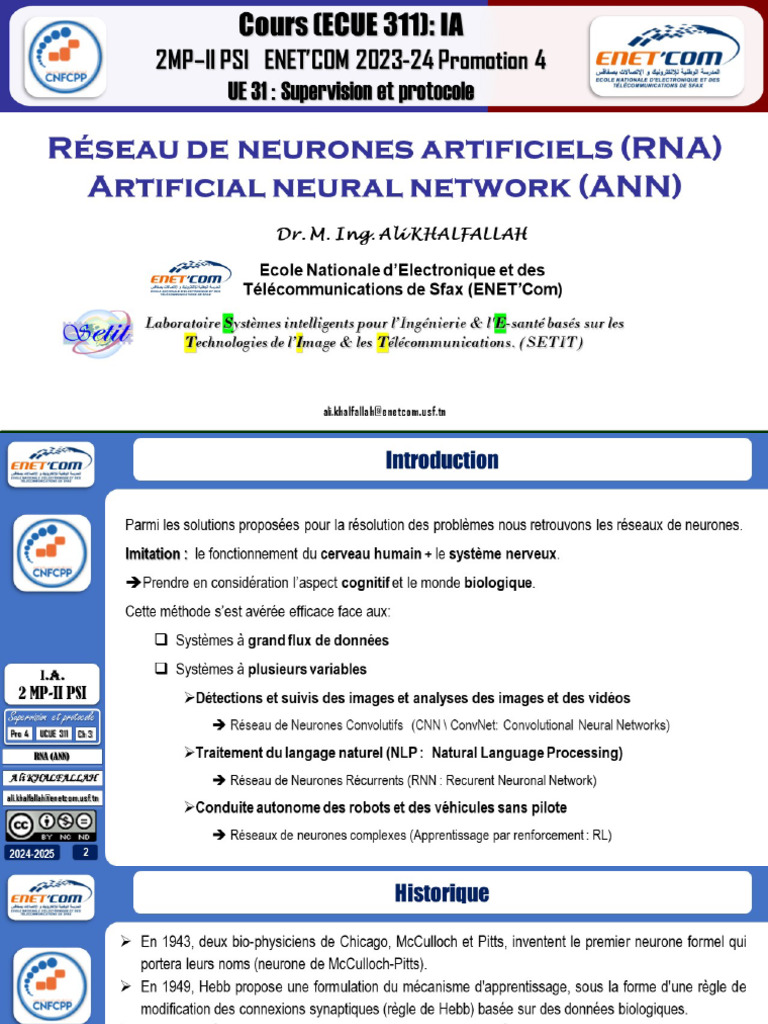 IAML CNFCPP Pro4 Ch03 ANN | PDF