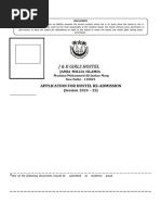Hostel Leave Application Form | PDF