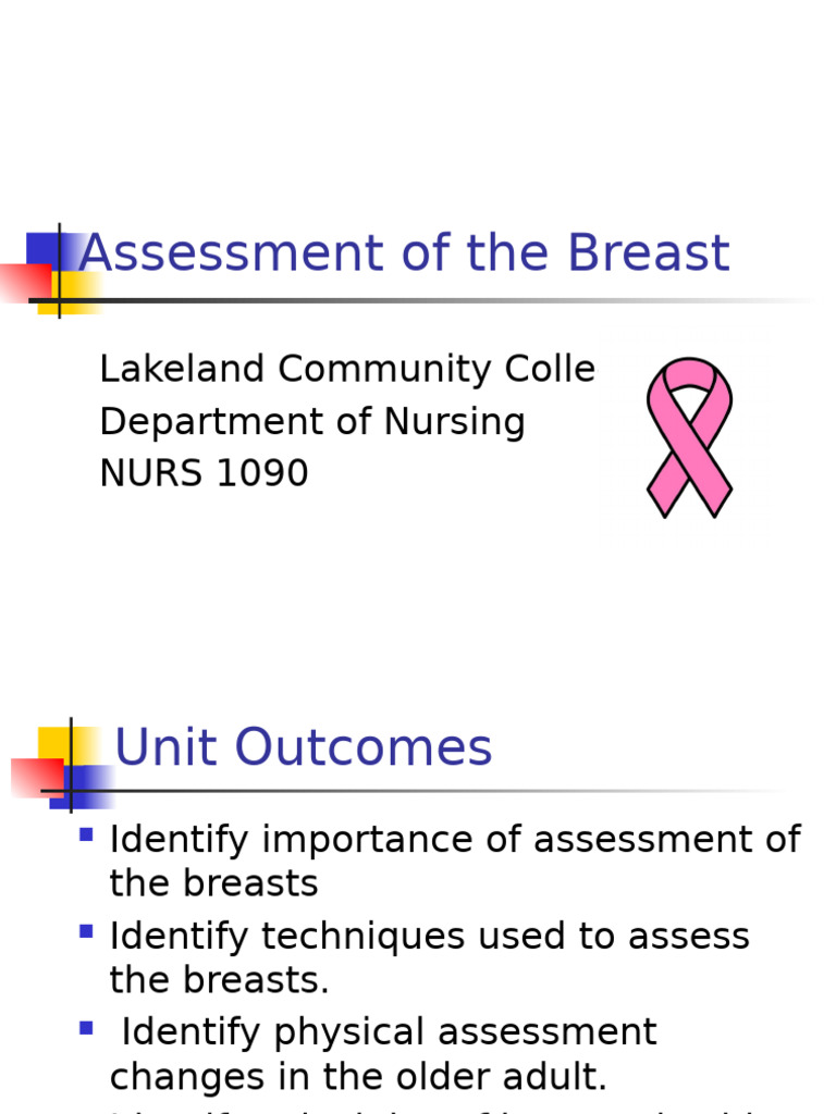 Assessment of the Breasts | PDF | Breast | Breast Cancer