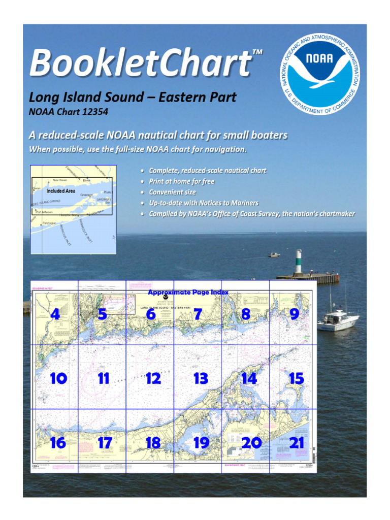 NOAA Booklet Chart of Eastern Long Island Sound The Race | PDF