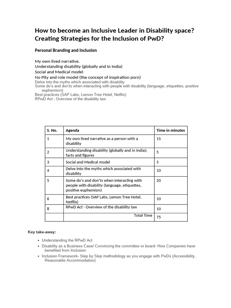 Sensitization Program - 2 Hours - Rs1000 | PDF