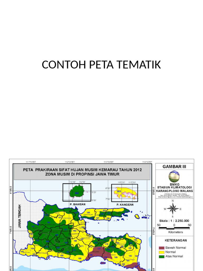 Contoh Peta Tematik | PDF