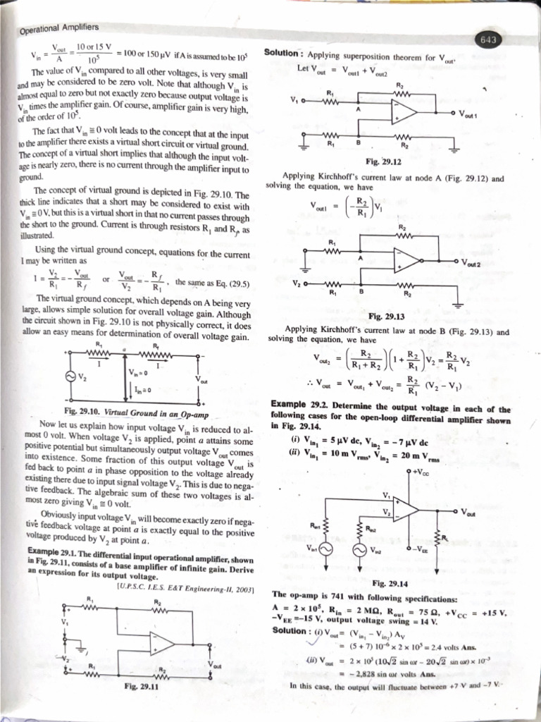 Op Amp Numericals | PDF