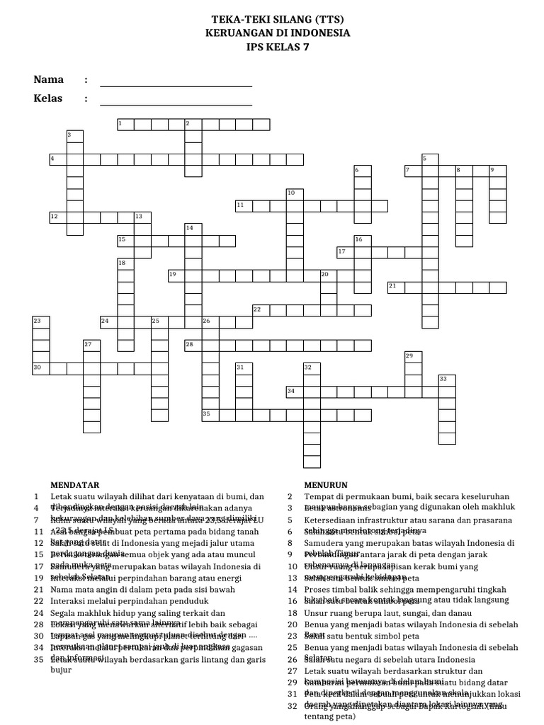 2-TTS-Keruangan Di Indonesia | PDF