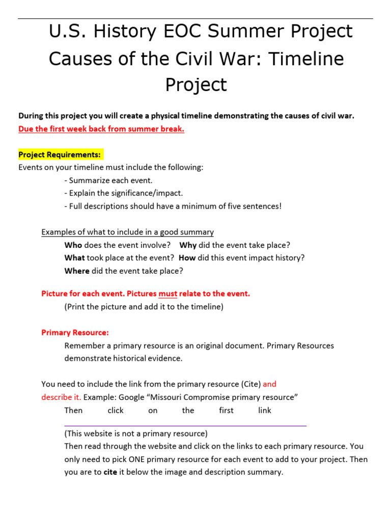11th Grade US History EOC | PDF