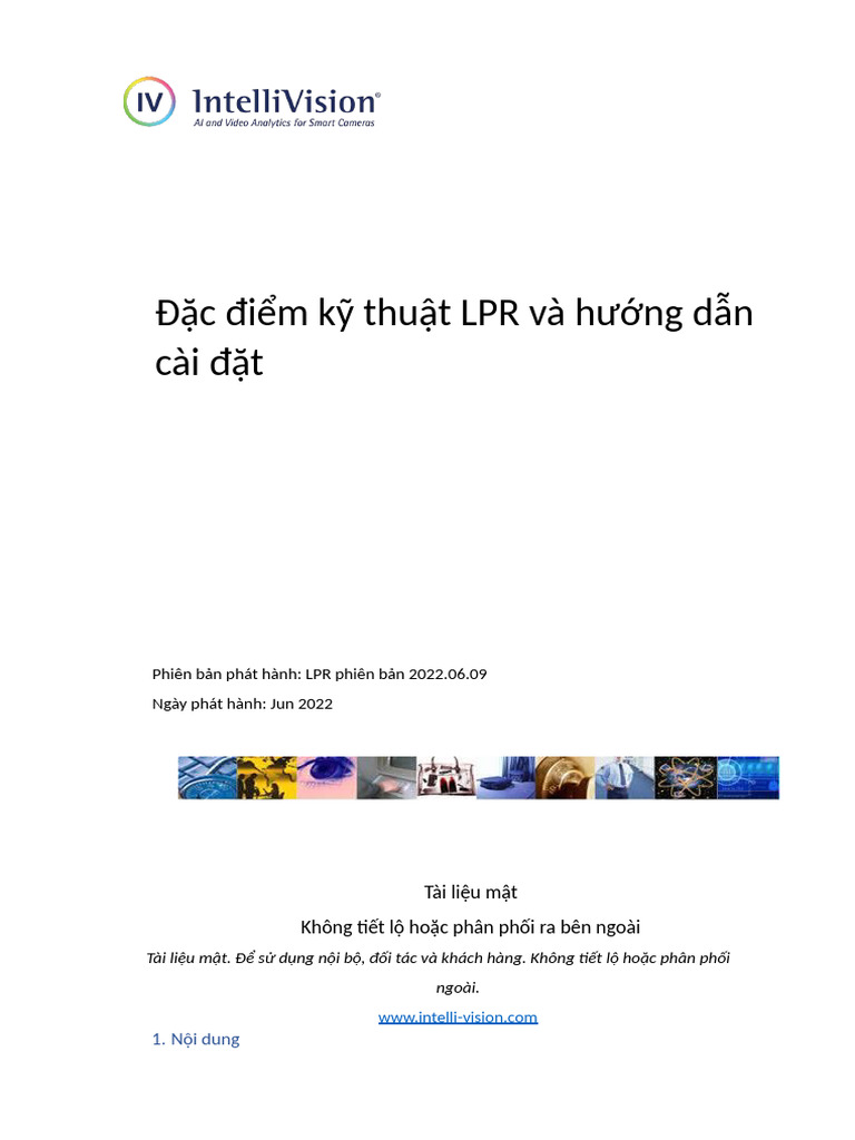 LPR Specification and Installation Guidelines | PDF