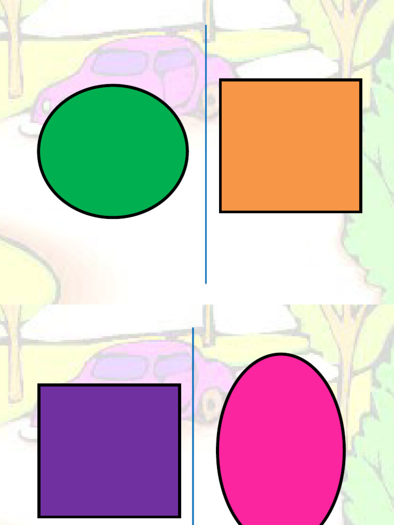 Shape, Color and Number Same and Different | PDF