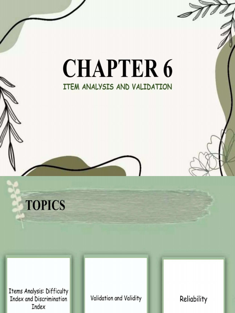 Lesson 6 Assessment of Learning 1 | PDF