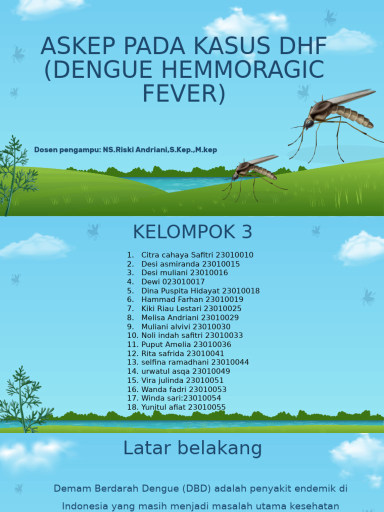 Askep Pada Kasus Dhf (Dengue Hemmoragic Fever)-1 | PDF