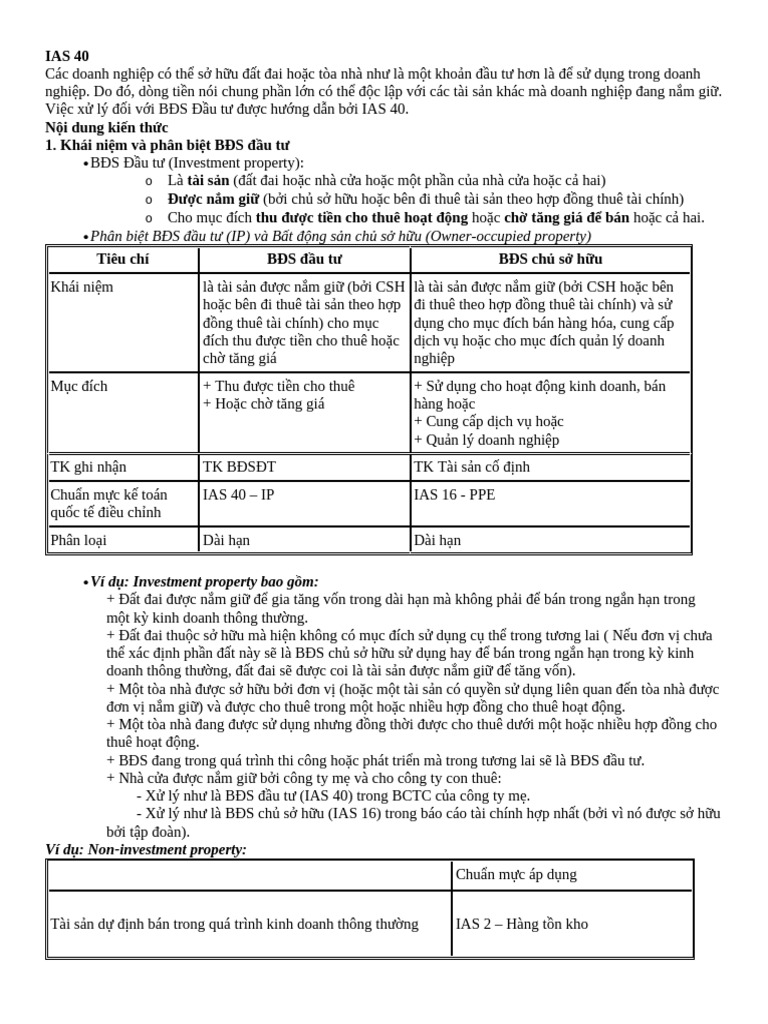 Ias 40 | PDF