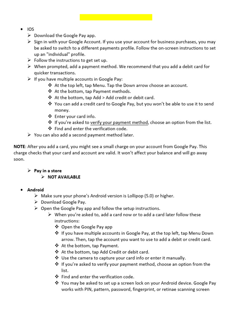 GooglePay (1) | PDF | Credit Card | Computing