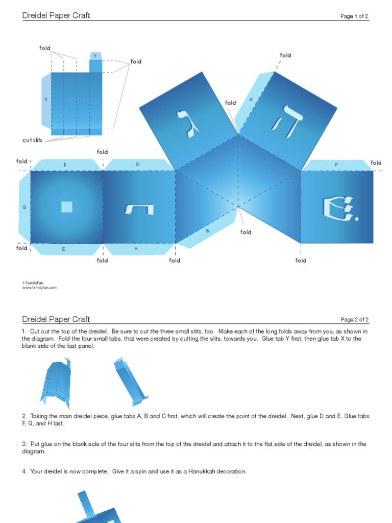 1108a Hanukkah Dreidel | PDF | Home & Garden