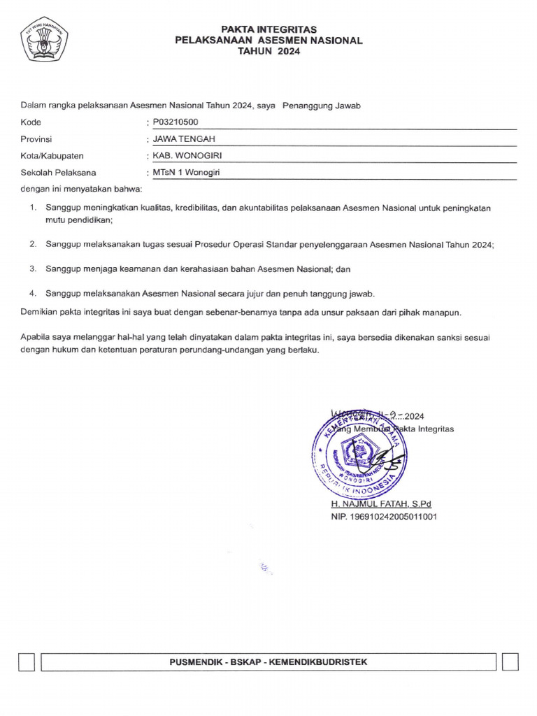 FAKTA INTEGRITAS_001 | PDF