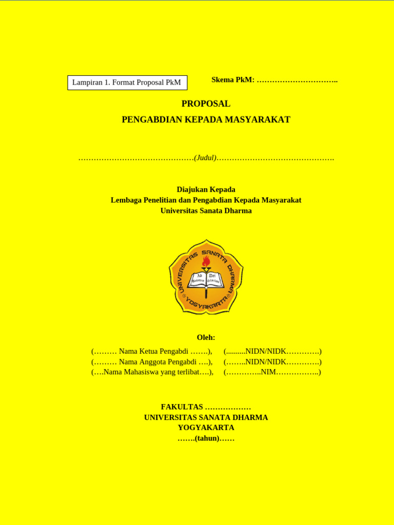 Template PKM 2024 | PDF