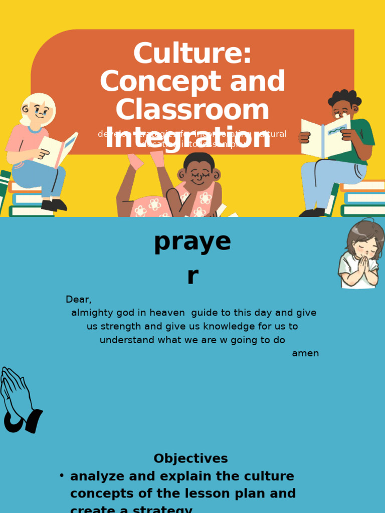 Culture Concept and Classroom | PDF | Lesson Plan | Learning