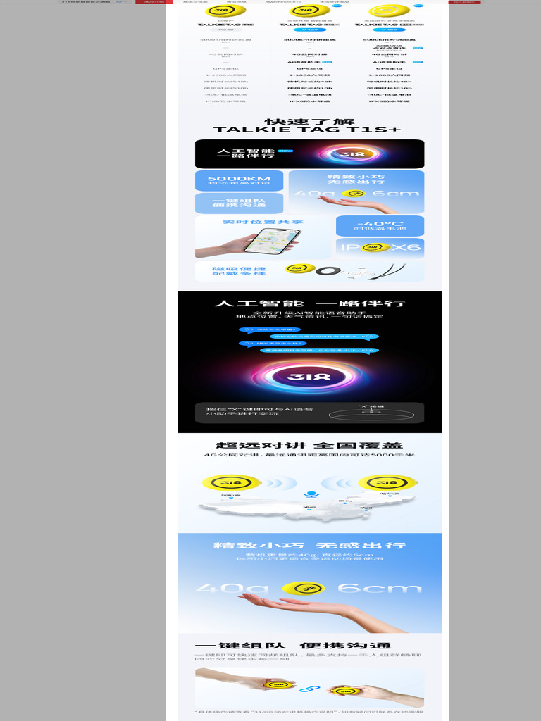 Talkie Tag 318 中文资料 | PDF