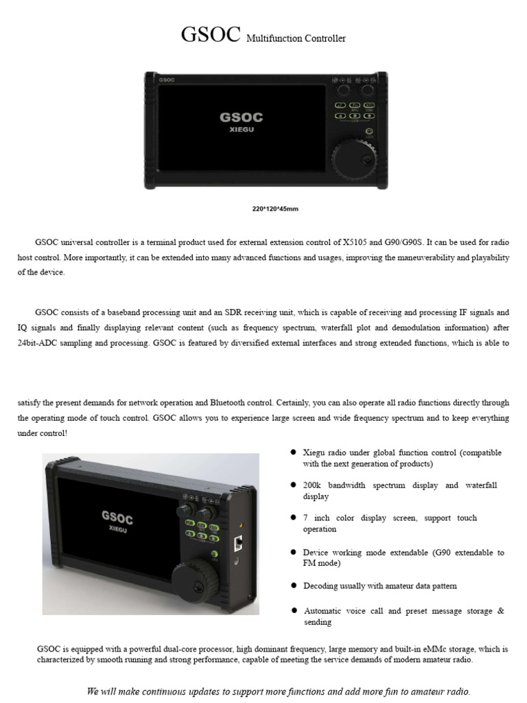 GSOC -EN | PDF | Radio | Software Defined Radio