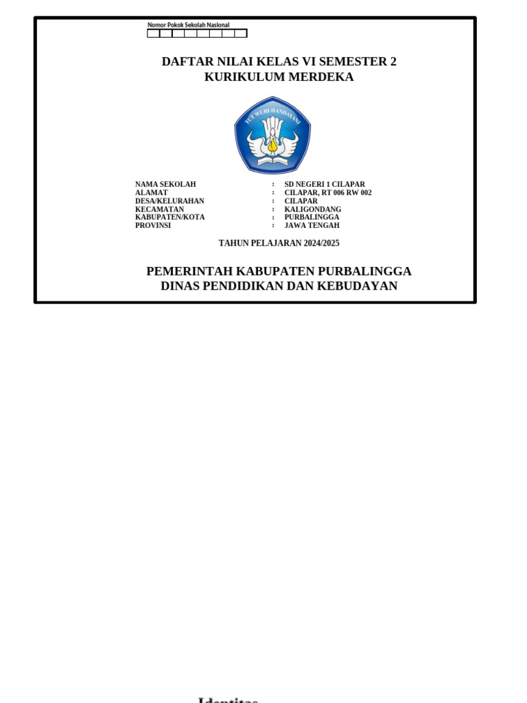 Daftar Nilai SMT 2 | PDF